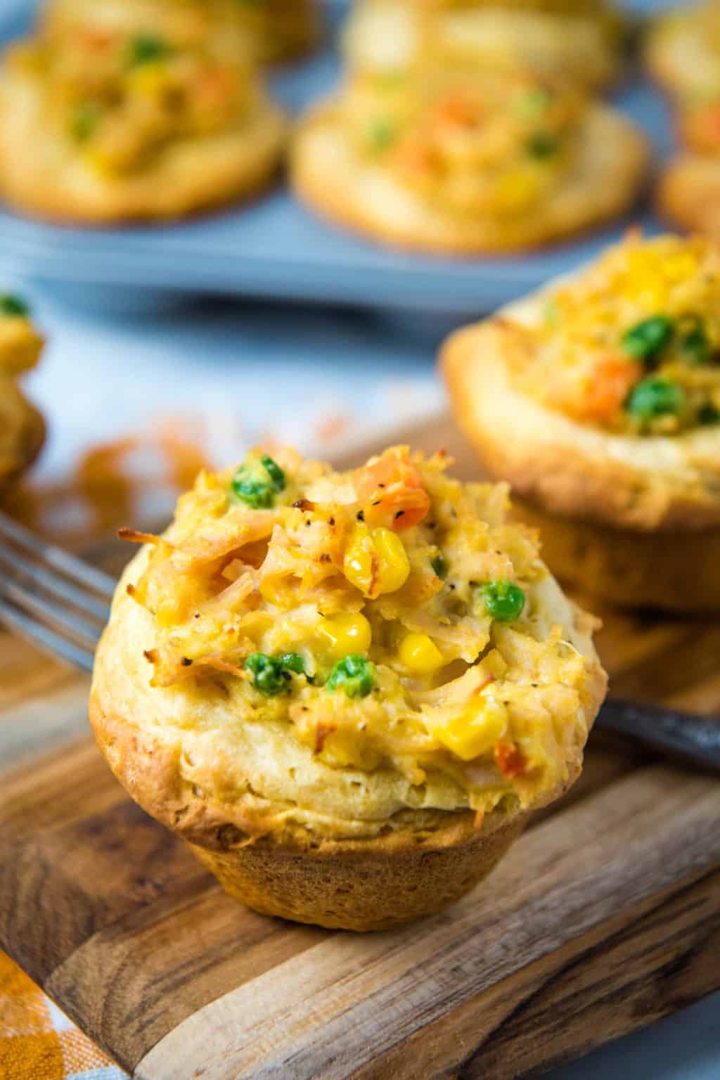 Muffin Tin Chicken Pot Pie - Adventures of Mel
