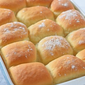 Grandma's Homemade Dinner Rolls - Adventures of Mel