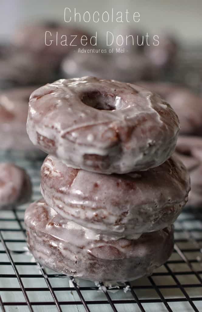 Chocolate Glazed Donuts Recipe - Adventures of Mel