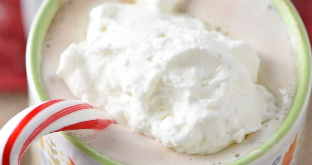 Peppermint Whipped Cream - Adventures of Mel