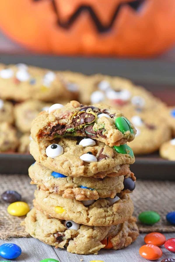 Chewy Monster Cookies - Adventures of Mel