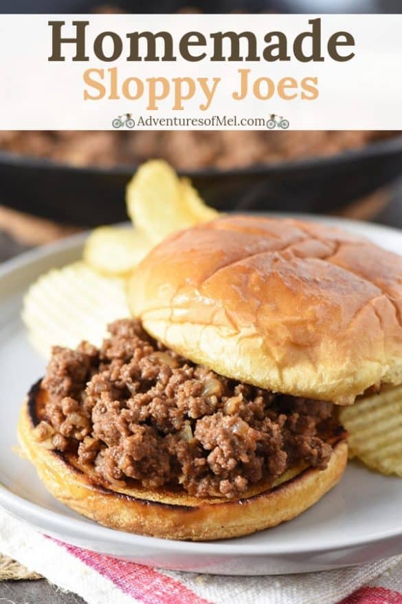 Easy Homemade Sloppy Joes - Adventures of Mel