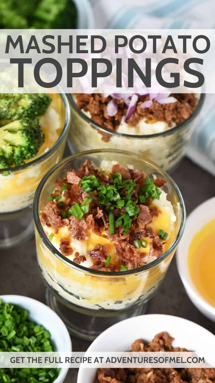 The Ultimate Mashed Potato Bar with the Best Toppings - Adventures of Mel