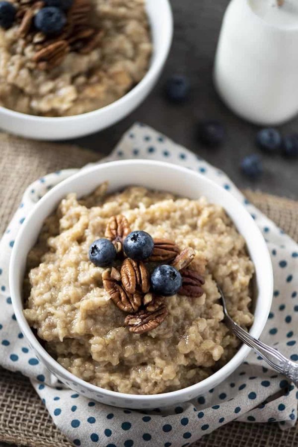 Perfectly Cooked Maple Brown Sugar Oatmeal - Adventures of Mel