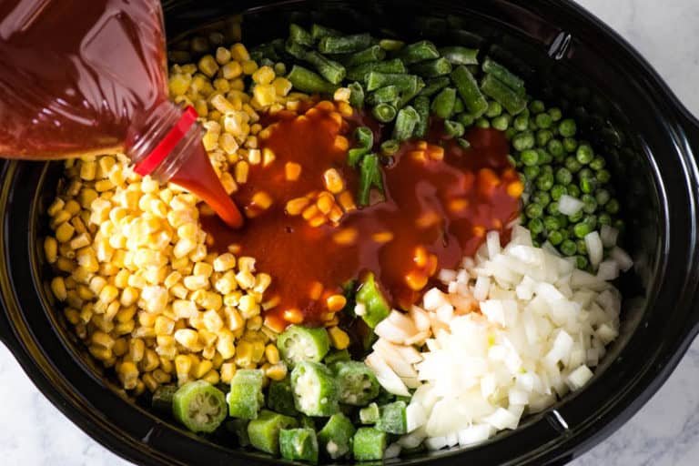 Hearty Slow Cooker Vegetable Soup With V8 Juice Adventures Of Mel