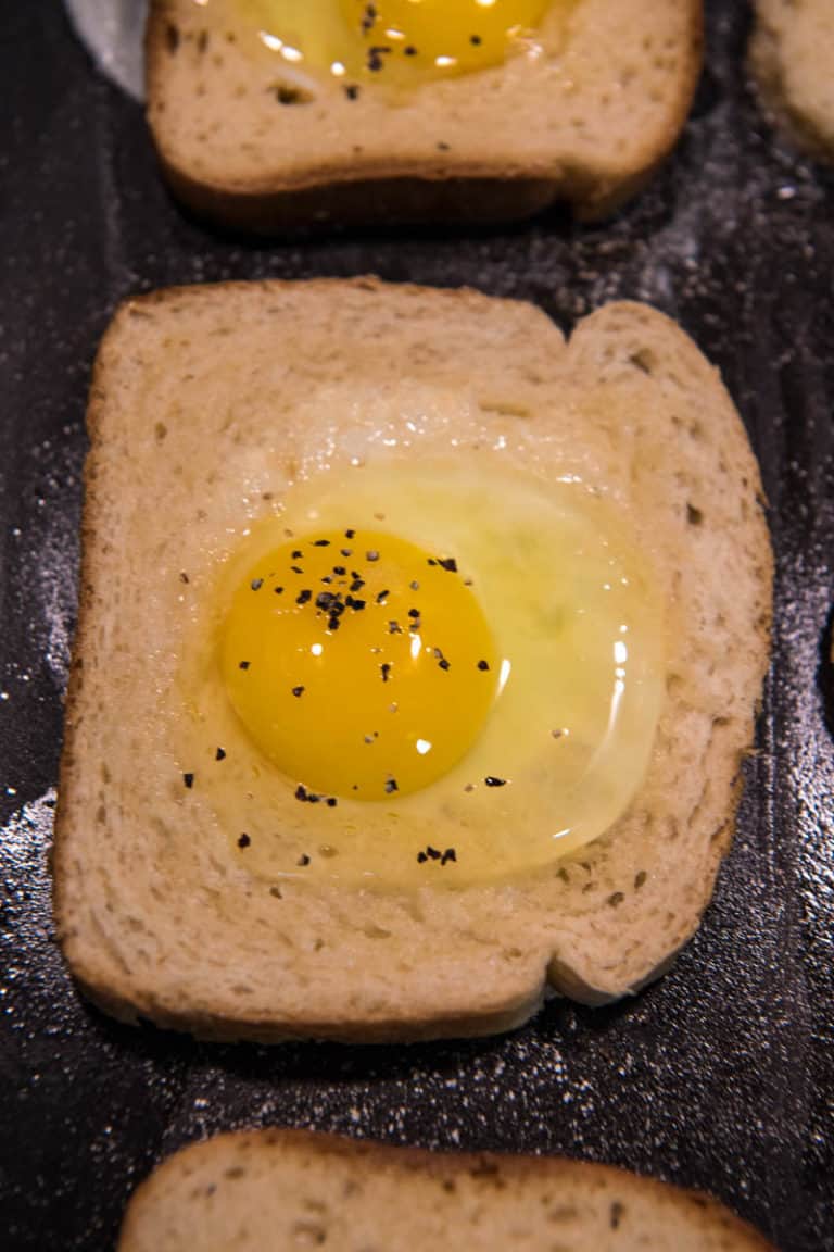 How to Make Eggs in a Nest with Cheese | Adventures of Mel