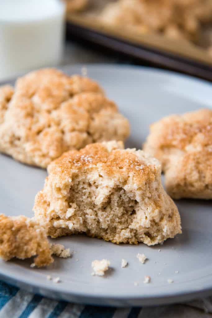Bisquick Cinnamon Scones with Crisp Sugar Topping | Adventures of Mel