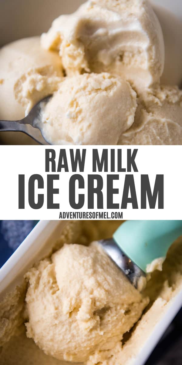 Raw Milk Ice Cream - Adventures of Mel