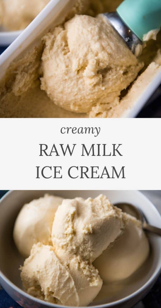 Raw Milk Ice Cream - Adventures of Mel