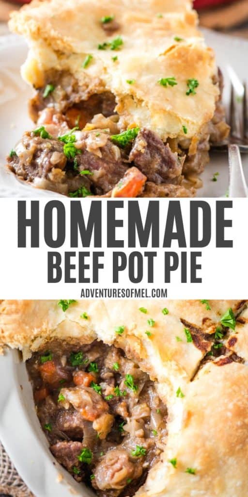 Easy and Delicious Beef Pot Pie Recipe From Scratch - Adventures of Mel