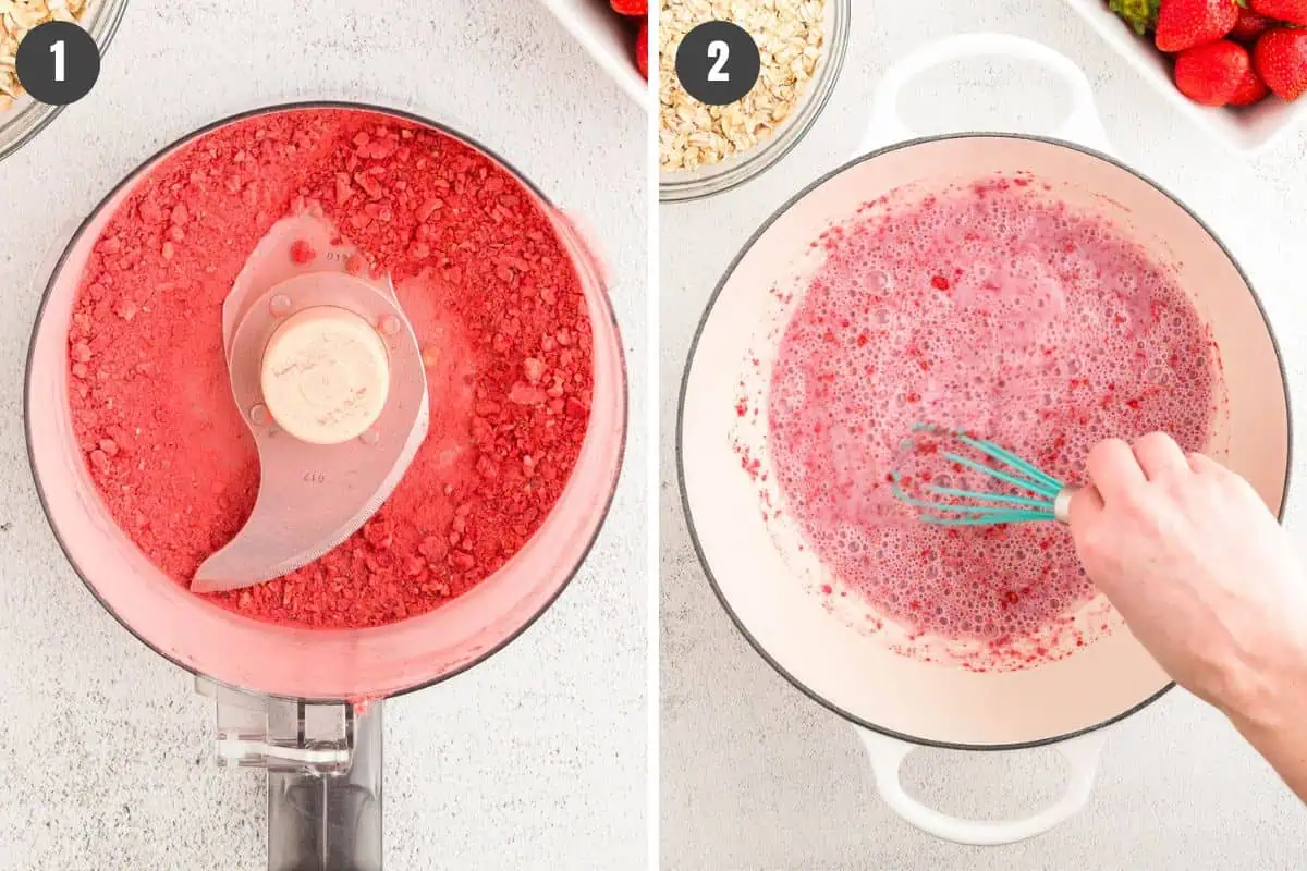 Sweet & Creamy Strawberry Oatmeal Easy Breakfast Recipe - Adventures of Mel