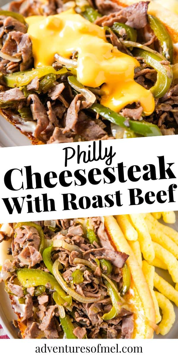Loaded Philly Cheesesteak With Roast Beef Lunch Meat - Adventures of Mel