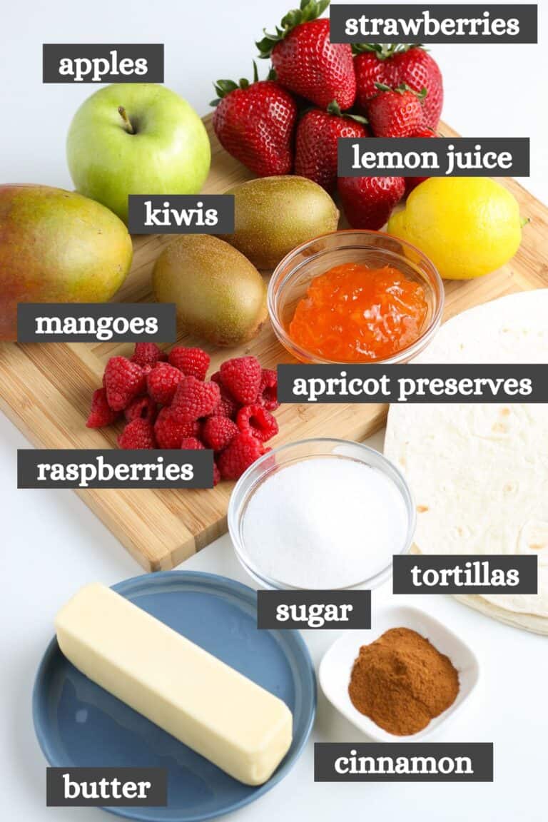 Simple and Easy Fruit Salsa Recipe With Cinnamon Chips - Adventures of Mel