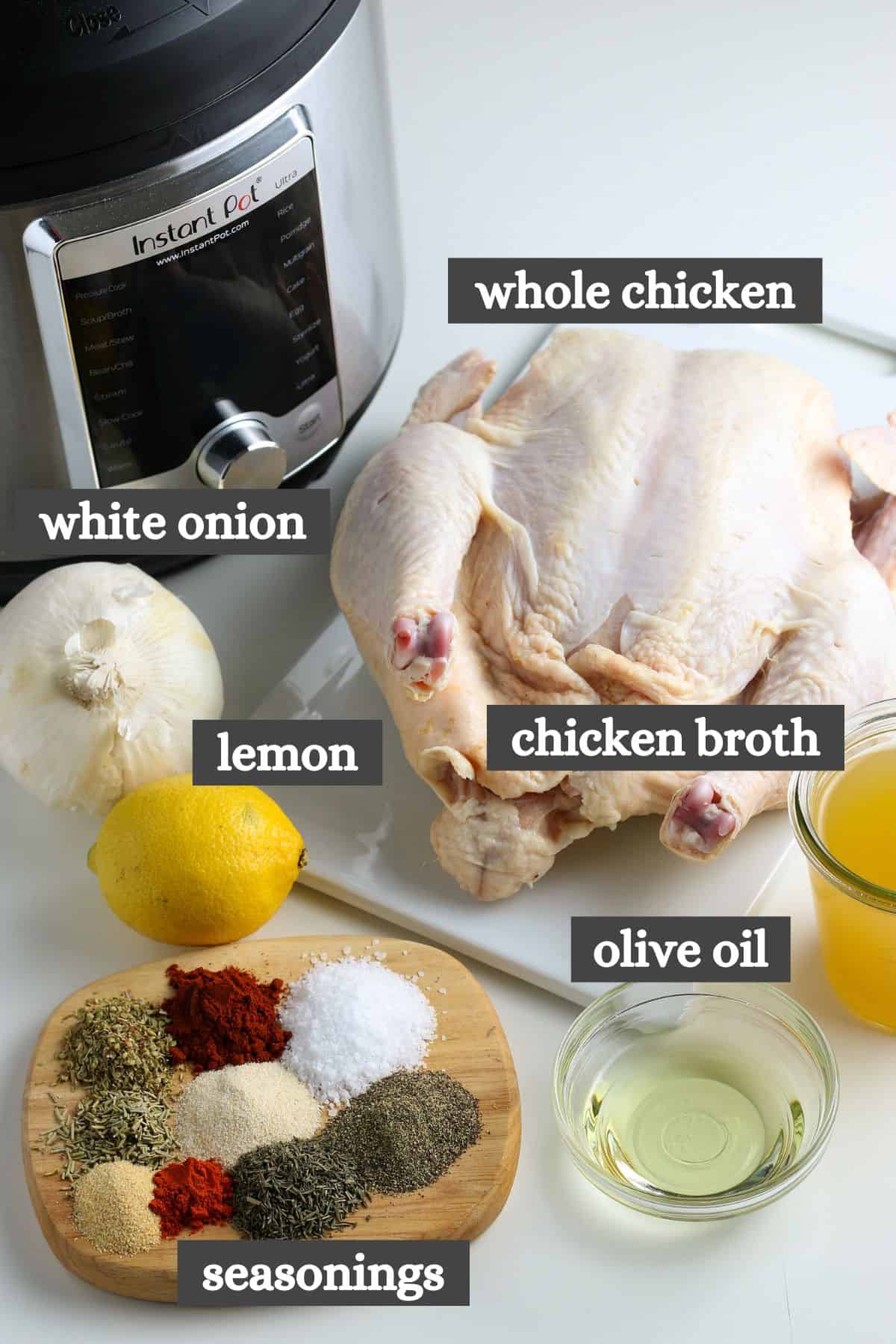 Juicy Instant Pot Whole Chicken for an Easy Dinner - Adventures of Mel