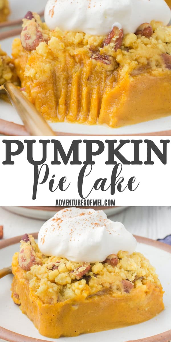 Cozy Pumpkin Pie Cake with Cake Mix - Adventures of Mel