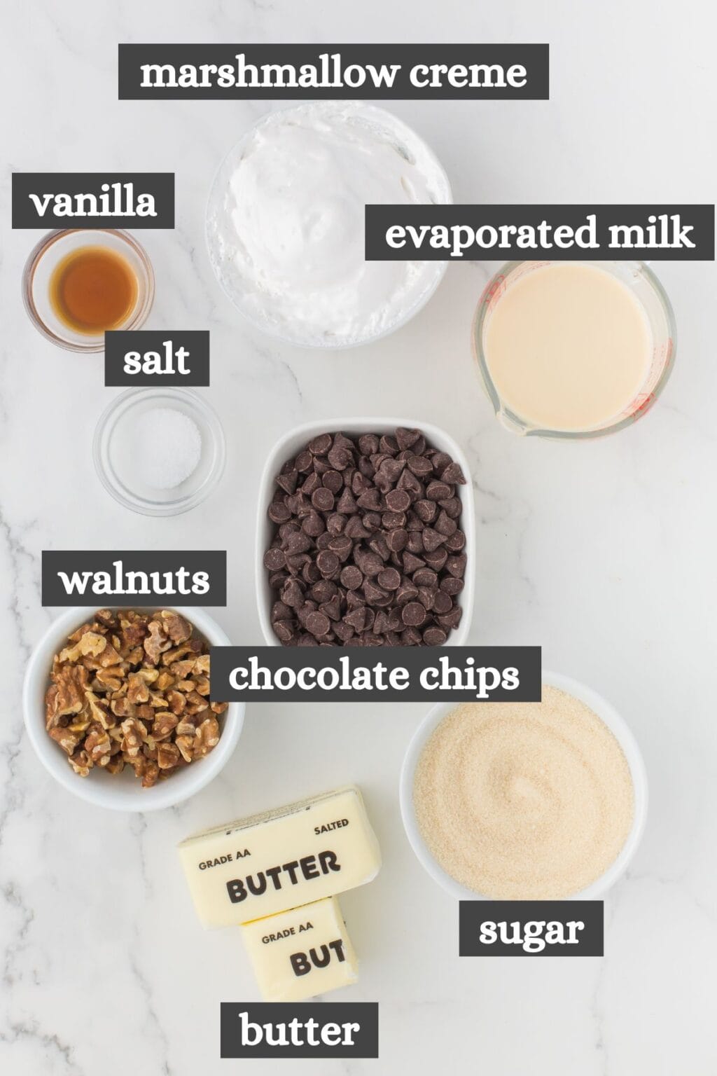 Easy No-Fail Fantasy Fudge Recipe with Marshmallow Creme - Adventures ...