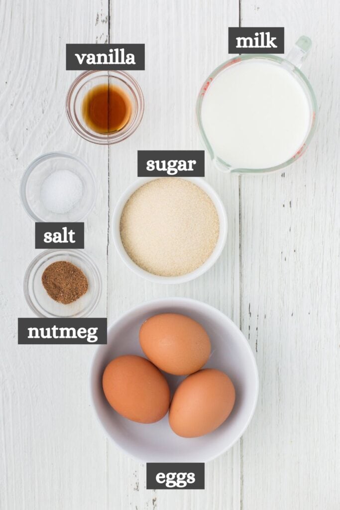 Mama's Favorite Old-Fashioned Baked Custard Recipe - Adventures of Mel